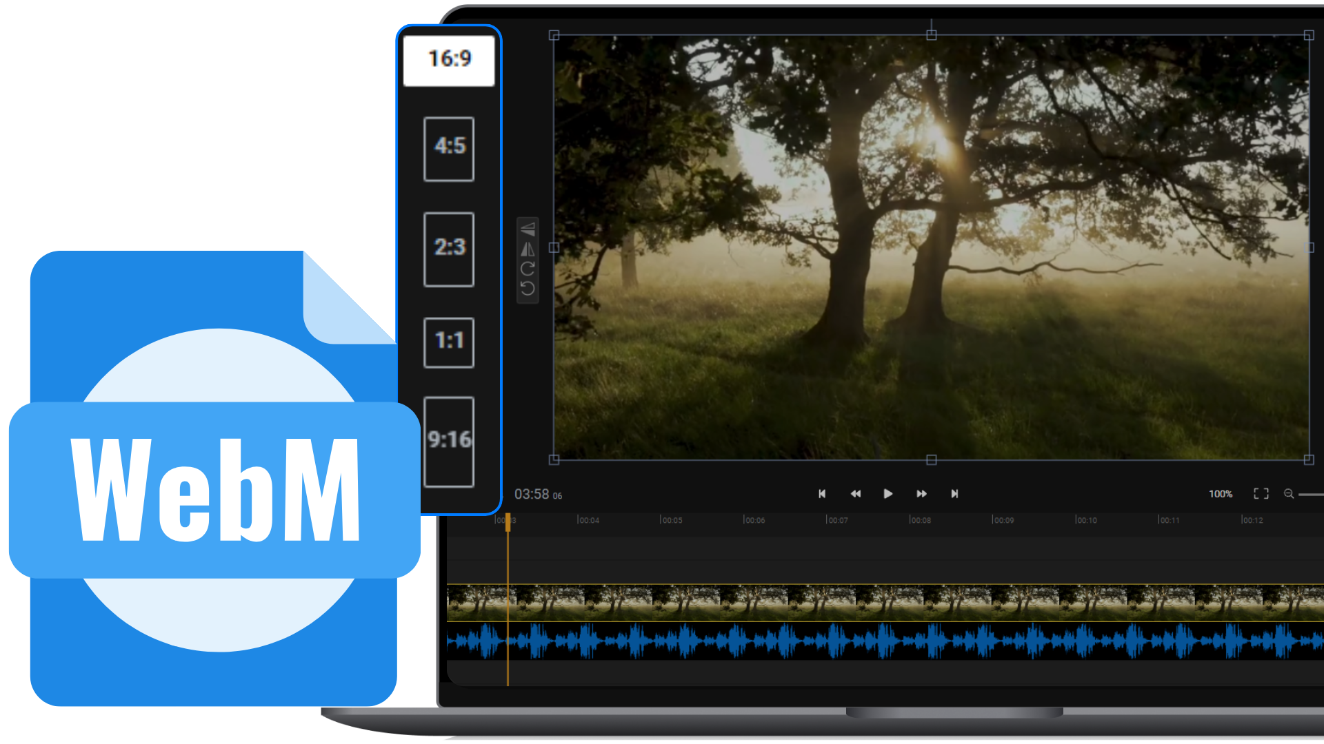 Resize WebM Files Online - No Downloads Required